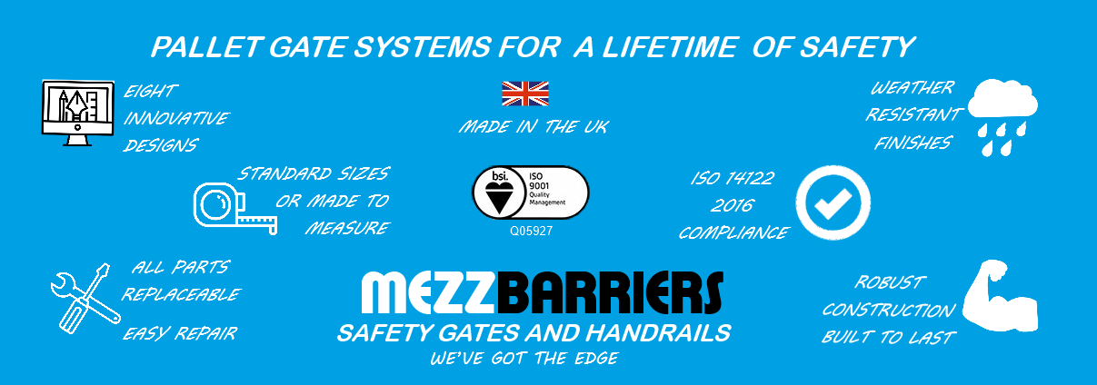 Mezzbarriers Pallet Gates | Mezzanine Safety Gates UK