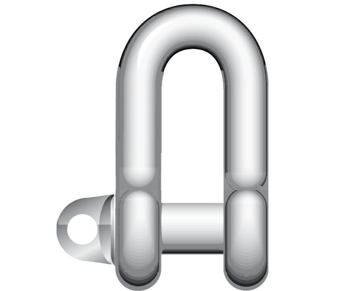 Small Dee Shackle - Galvanised with Type A Screw Pin collar ( BS3032 ...