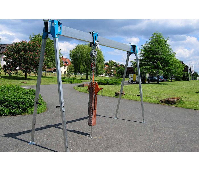 Aluminium Portable Site Gantry - 750 kg and 1500 kg capacity
