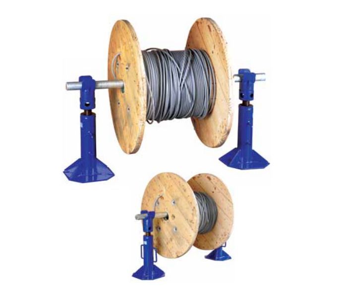 Cable Drum Jacks - Screw type 3t, 6t & 8t Sets