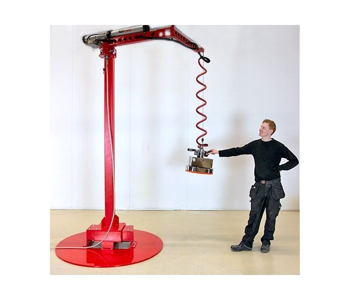 Mobile Flexi-crane articulated jib crane repetitive lifting jobs 65kg