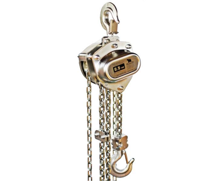 Planeta Stainless Steel Hand Chain Block - 500 kg to 3 tonne Capacity