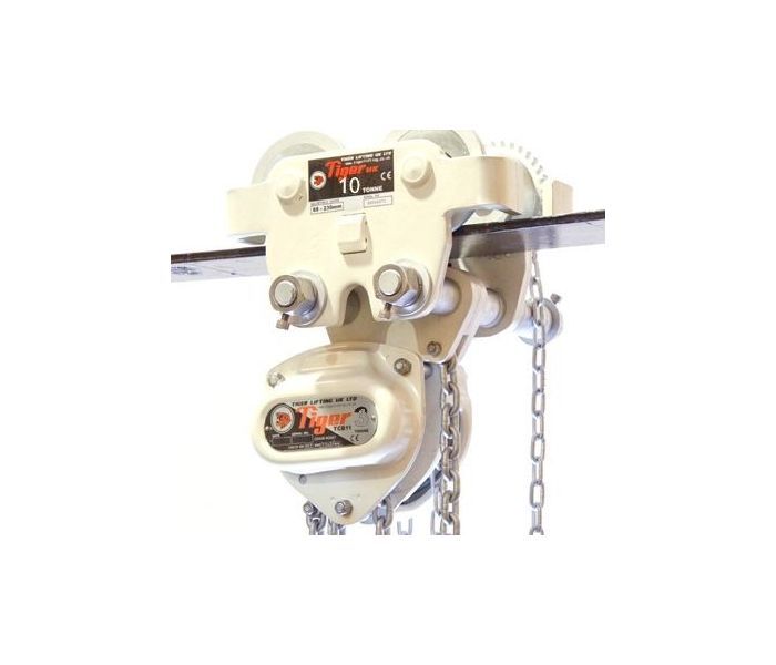 Tiger corrosion resistant combination geared travel and chain block