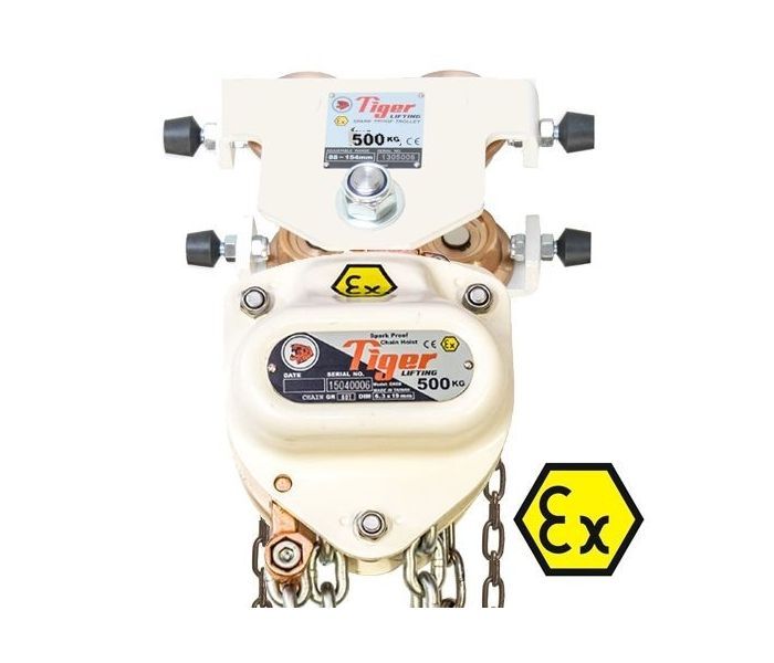 5,000 kg Tiger combination push travel and chain block