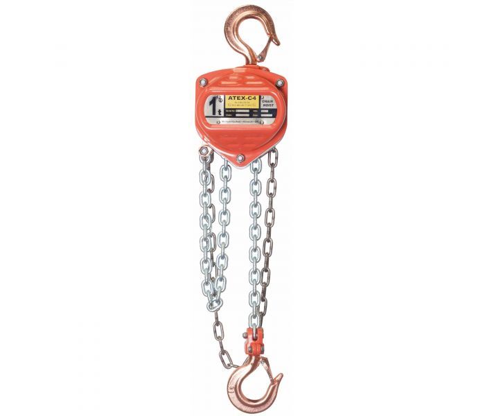 Hackett ATEX-C4 Hand Chain Hoist 500 kg to 5 t. (Full range)