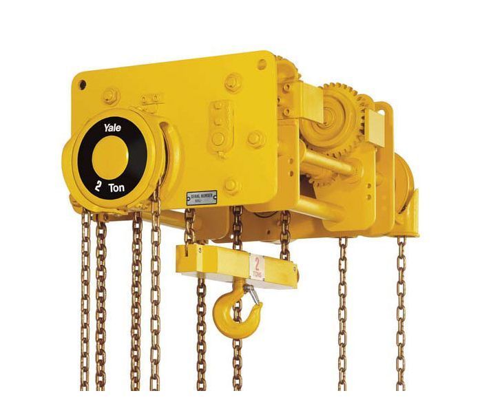 Yale VNRP / VNRG Compact low head room hoist, push or geared trolley