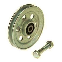 CAST IRON WIRE ROPE PULLEYS WITH BEARING AND FIXING BOLT ( ETT-74 )