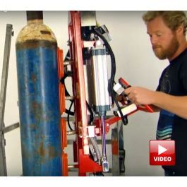 Lifts All Gas Cylinder Handlers - Features lift and rotate model
