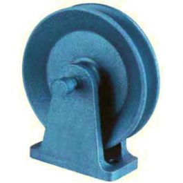 WIRE ROPE PULLEY BRACKET MOUNTED WITHOUT BUSH - 50 to 1000 kg CAPACITY