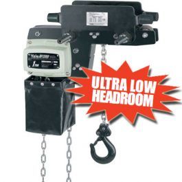 Yale YLLHP/G Ultra Low Headroom Chain Hoist Push or Geared Trolley