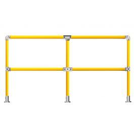 48.3 mm OD Safety / Pedestrian Barrier Assemblies- Safety Yellow Tube