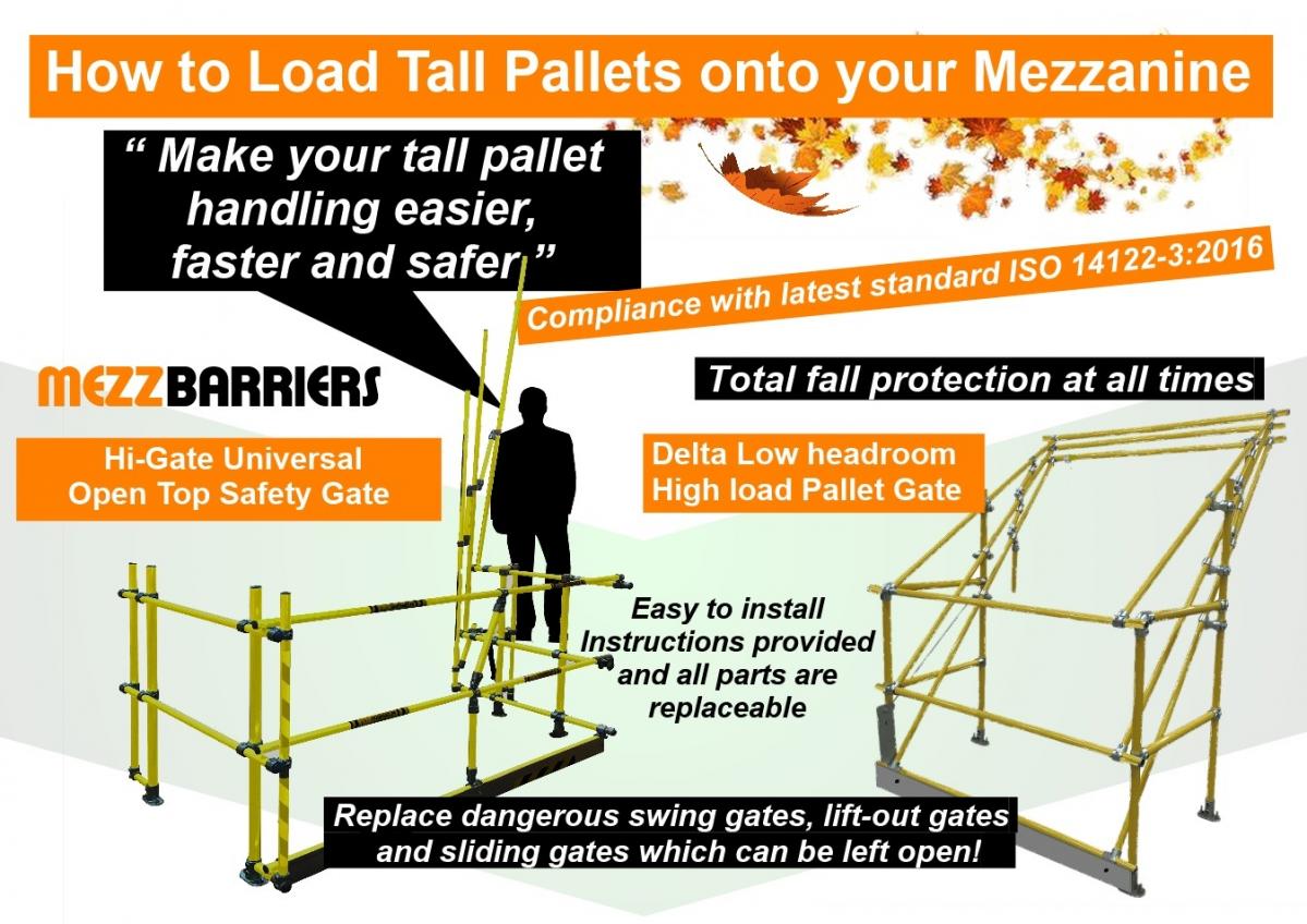 How to Load Tall Pallets on to a Mezzanine Floor - Dale