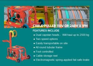 Portable Cable Laying Winch - Dale