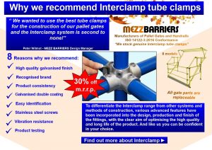 Why we recommend Interclamp tube clamps - Dale