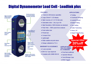 20 % OFF Digital Dynamometer Load Cell - Loadlink plus - Dale