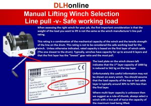 A Guide to Hand Winch Selection - Dale