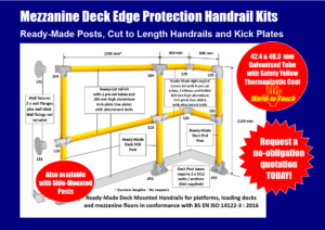 Edge Protection Handrails for Mezzanine Floors - Dale